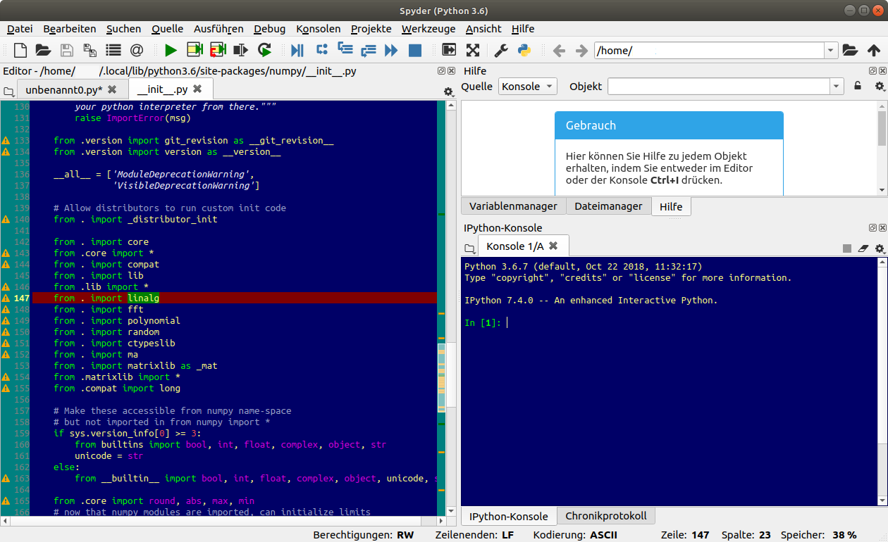 Spyder 3.x – A Turbo Pascal Color Scheme – nerdharbor.de